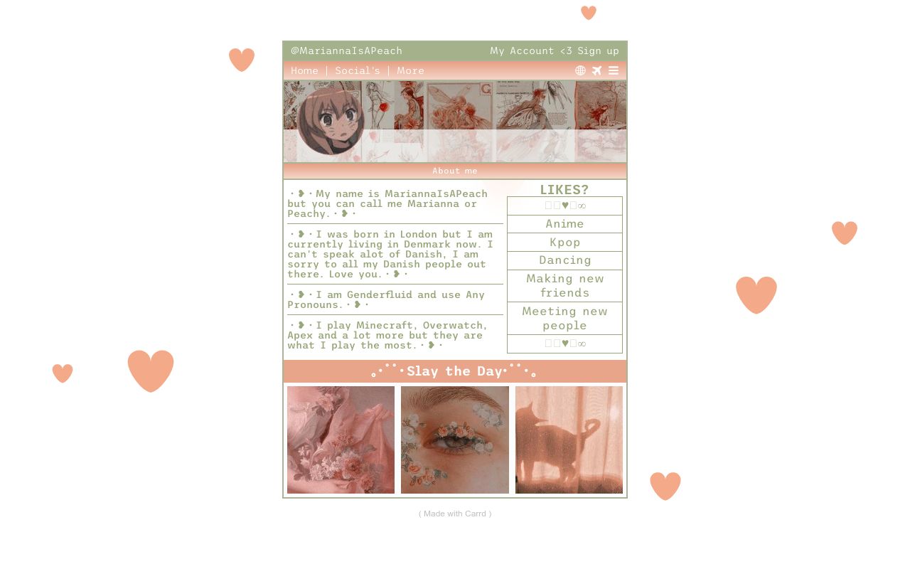 MariannaIsAPeach Social's